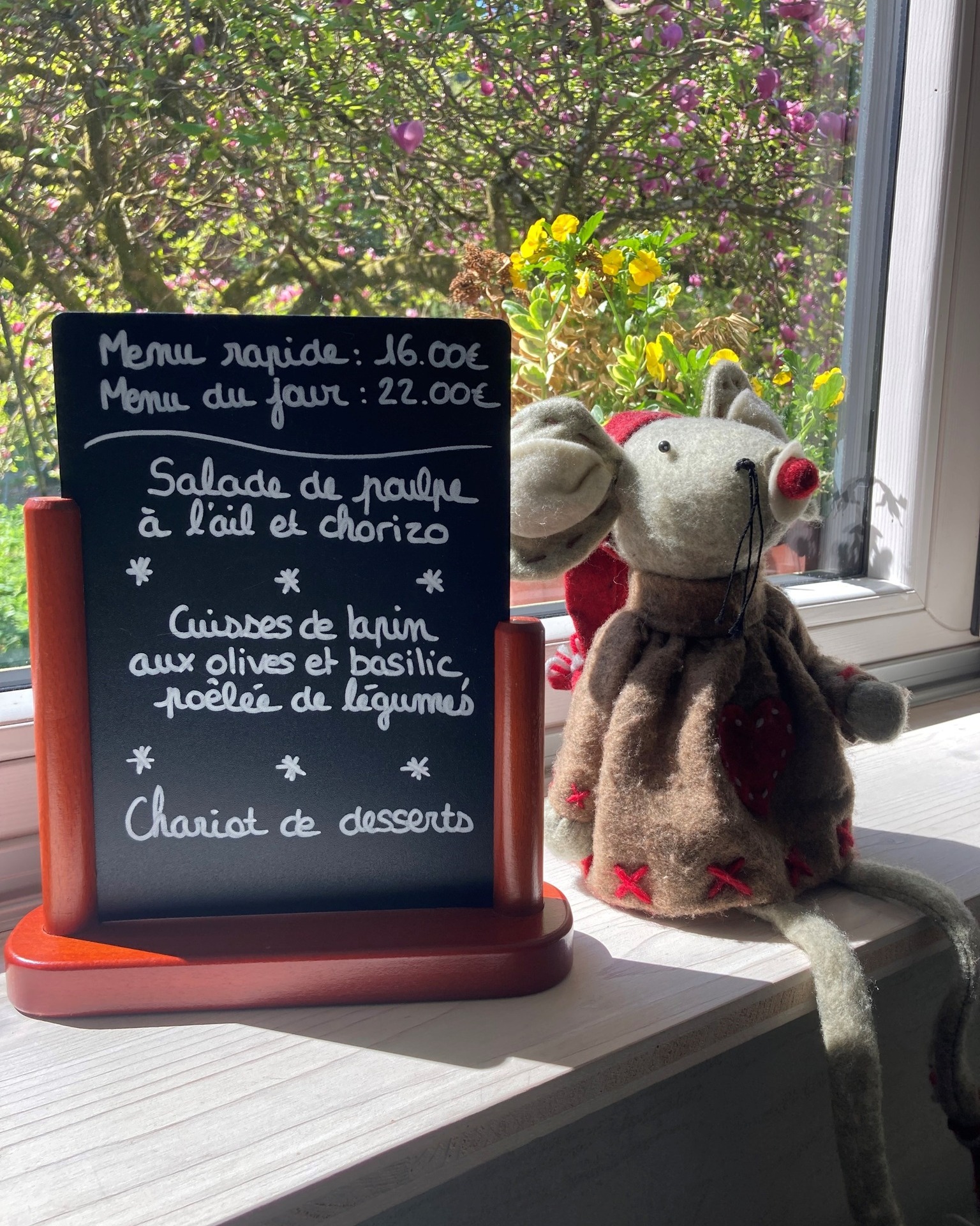 Menu du Jour - La Résidence - Hôtel & Restaurant Val d'Ajol